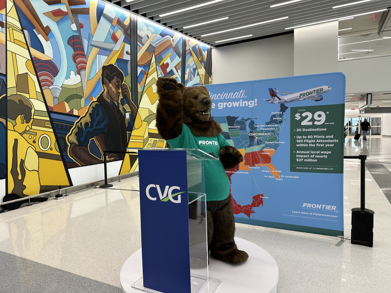 Frontier Airlines Opens Crew Base at Cincinnati/Northern Kentucky ...