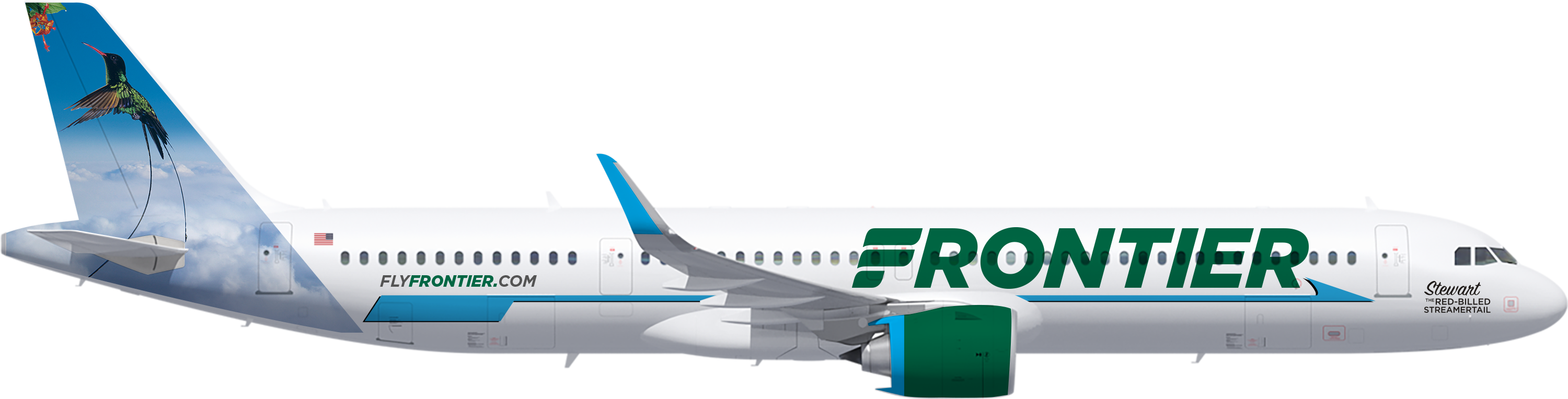 Frontier Airlines Announces New Aircraft Tail Featuring the Doctor Bird ...