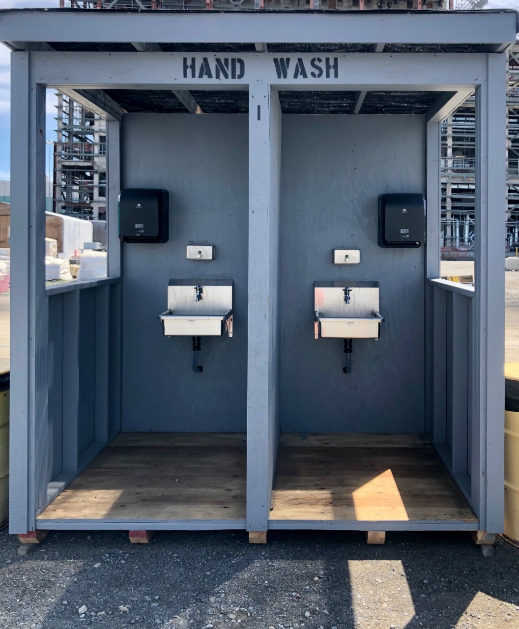 Vit Plant adds custom-built handwashing stations