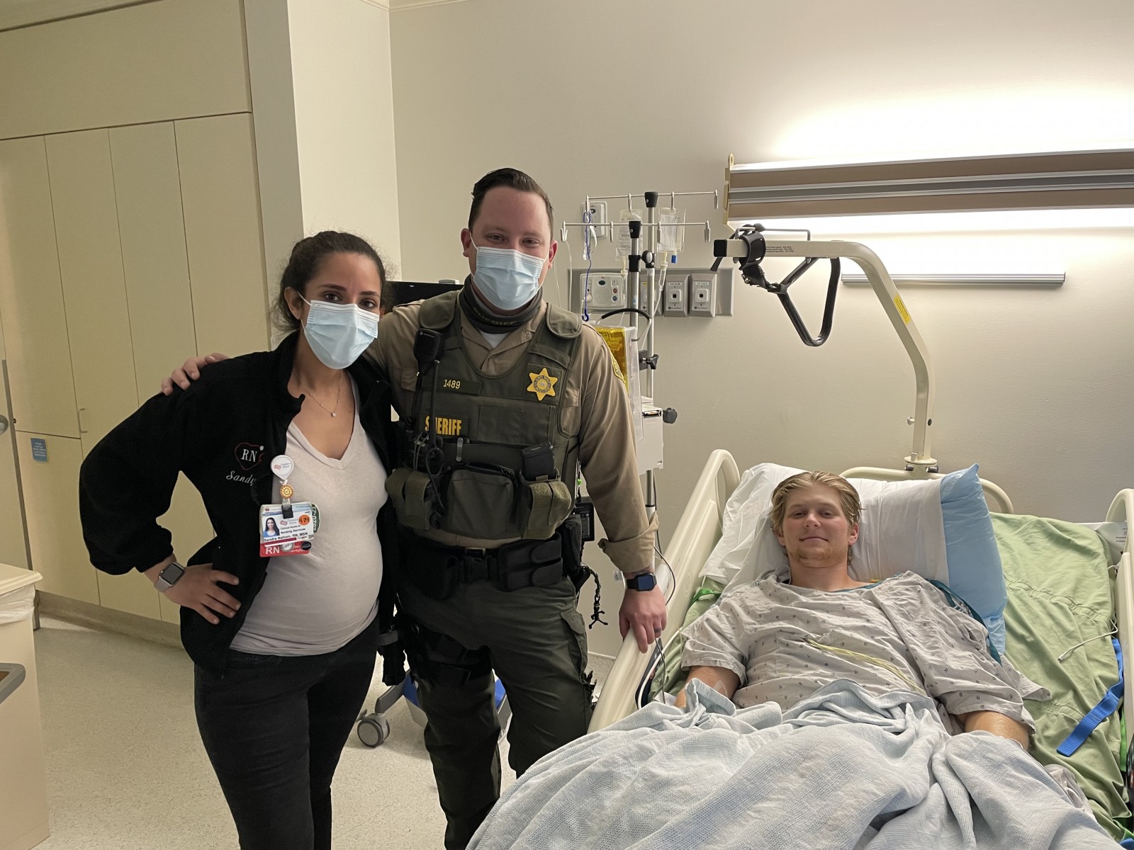 Nurse Inspires Young Amputee With Surprise Visitor