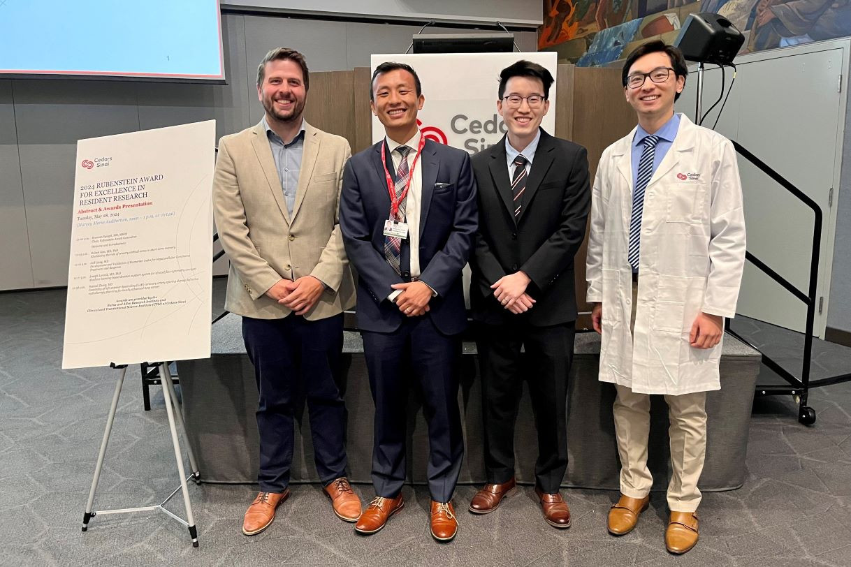 Winners of 2024 Rubenstein Award for Excellence in Resident Research Named