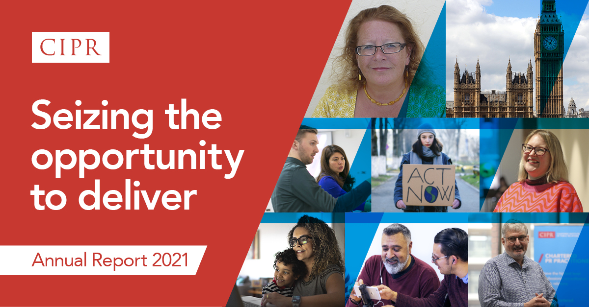 CIPR 2021 Annual Report; ‘Seizing the Opportunity to Deliver’