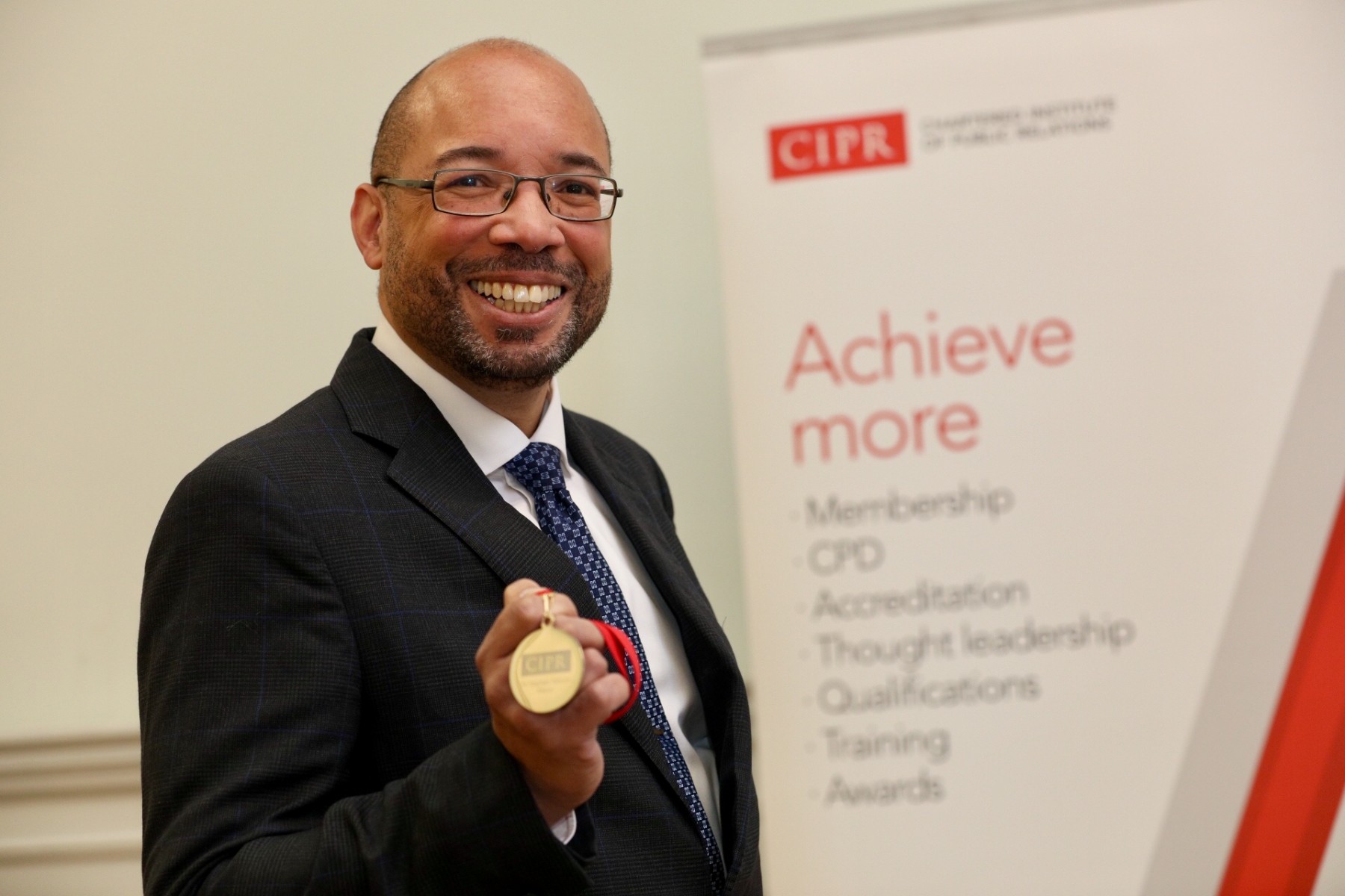 Cornelius Alexander awarded the Sir Stephen Tallents Medal