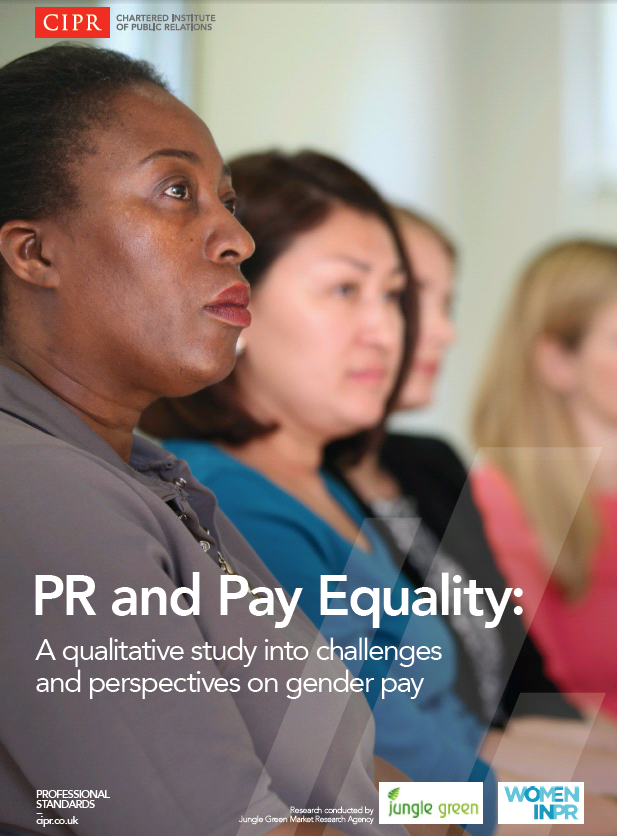 'PR & Pay Equality' report delivers action plan to tackle gender pay