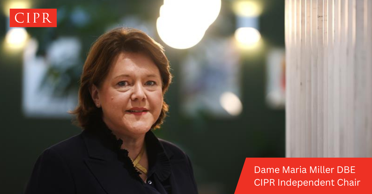 Dame Maria Miller appointed CIPR’s first Independent Chair
