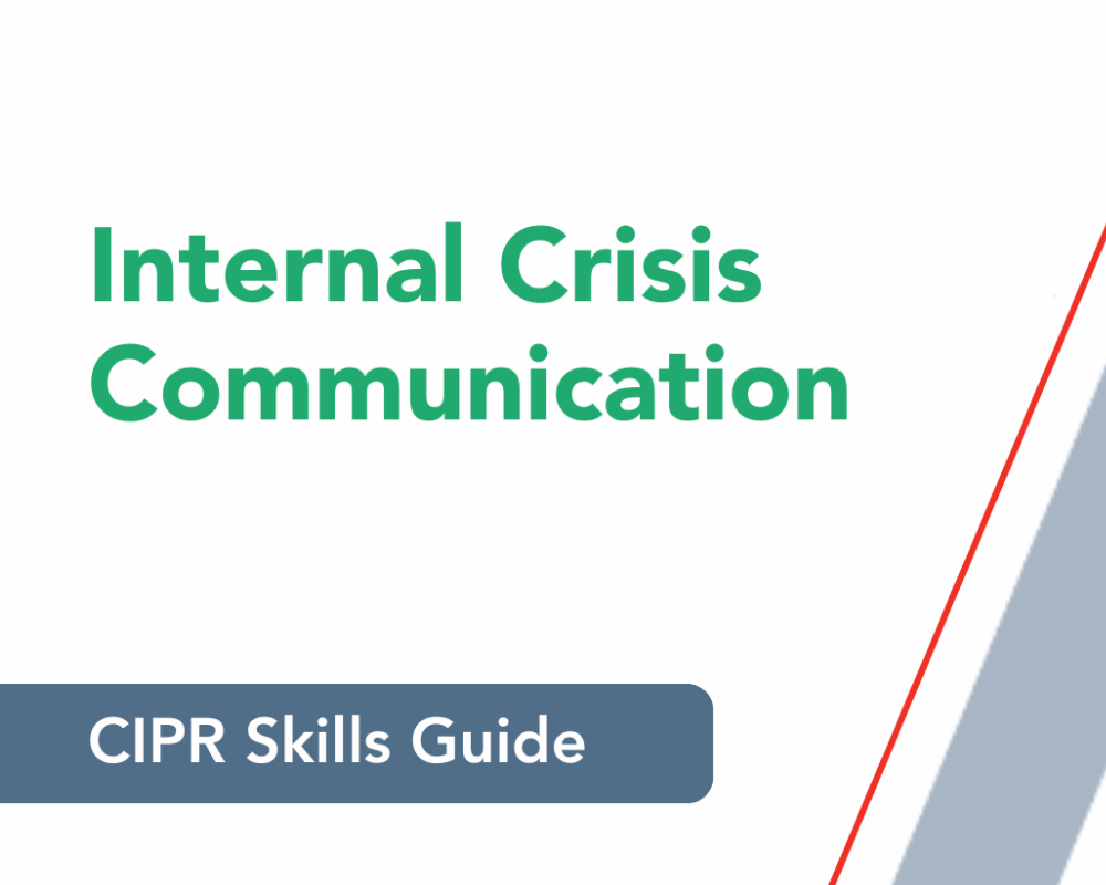 CIPR launches new Skills Guide to strengthen internal crisis communication