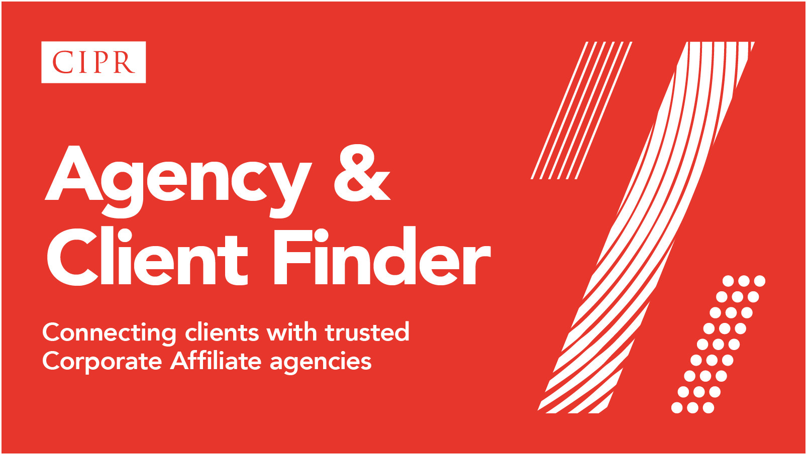 CIPR launches new Agency & Client Finder service