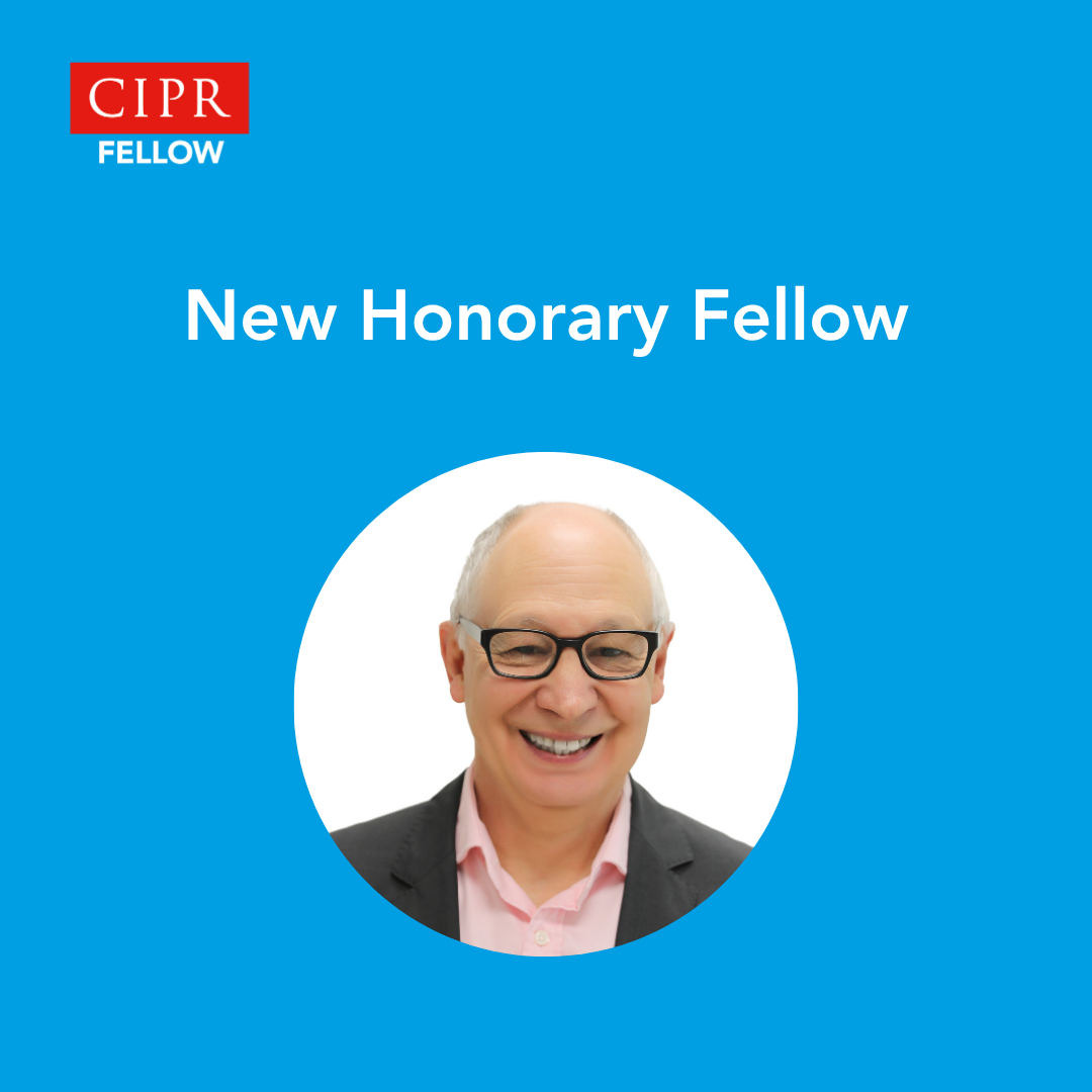 Dr Kevin Ruck awarded Honorary Fellowship of the CIPR