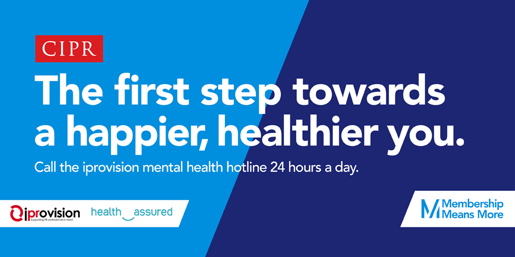 Iprovision launches mental health hotline for CIPR members