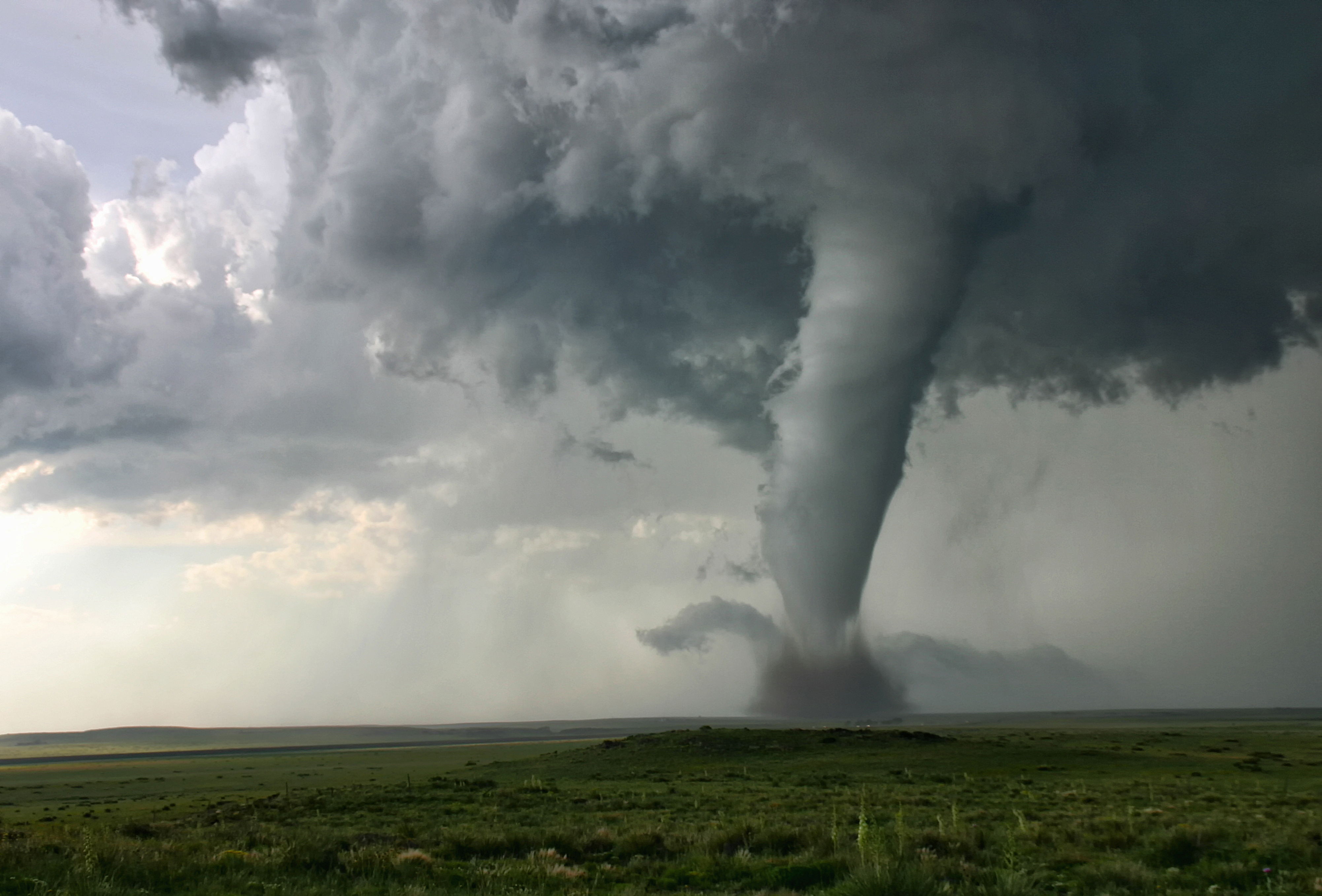A cosmic tool for studying twisters and other severe storms