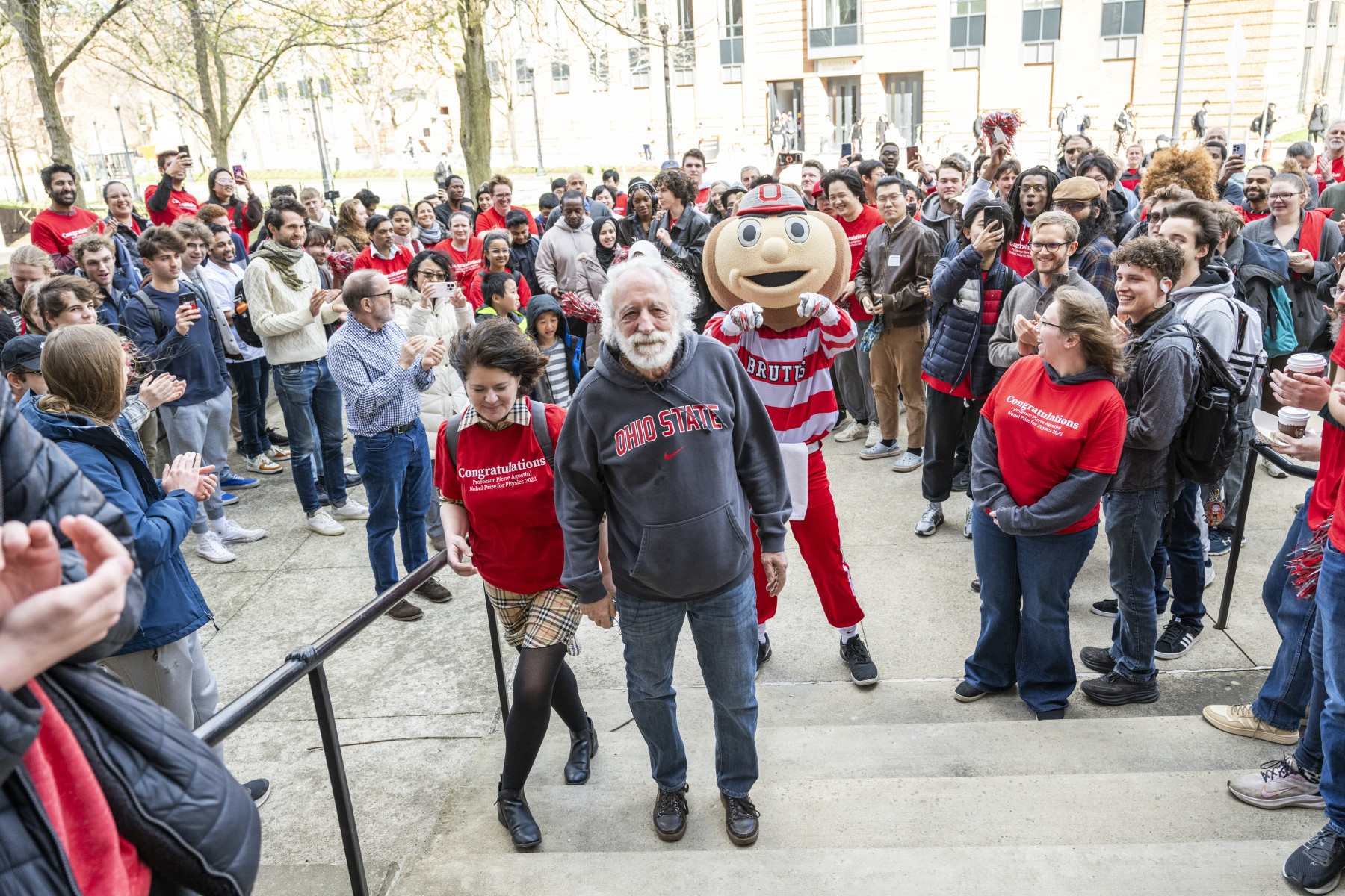 Ohio State celebrates Nobel Laureate Pierre Agostini in Columbus