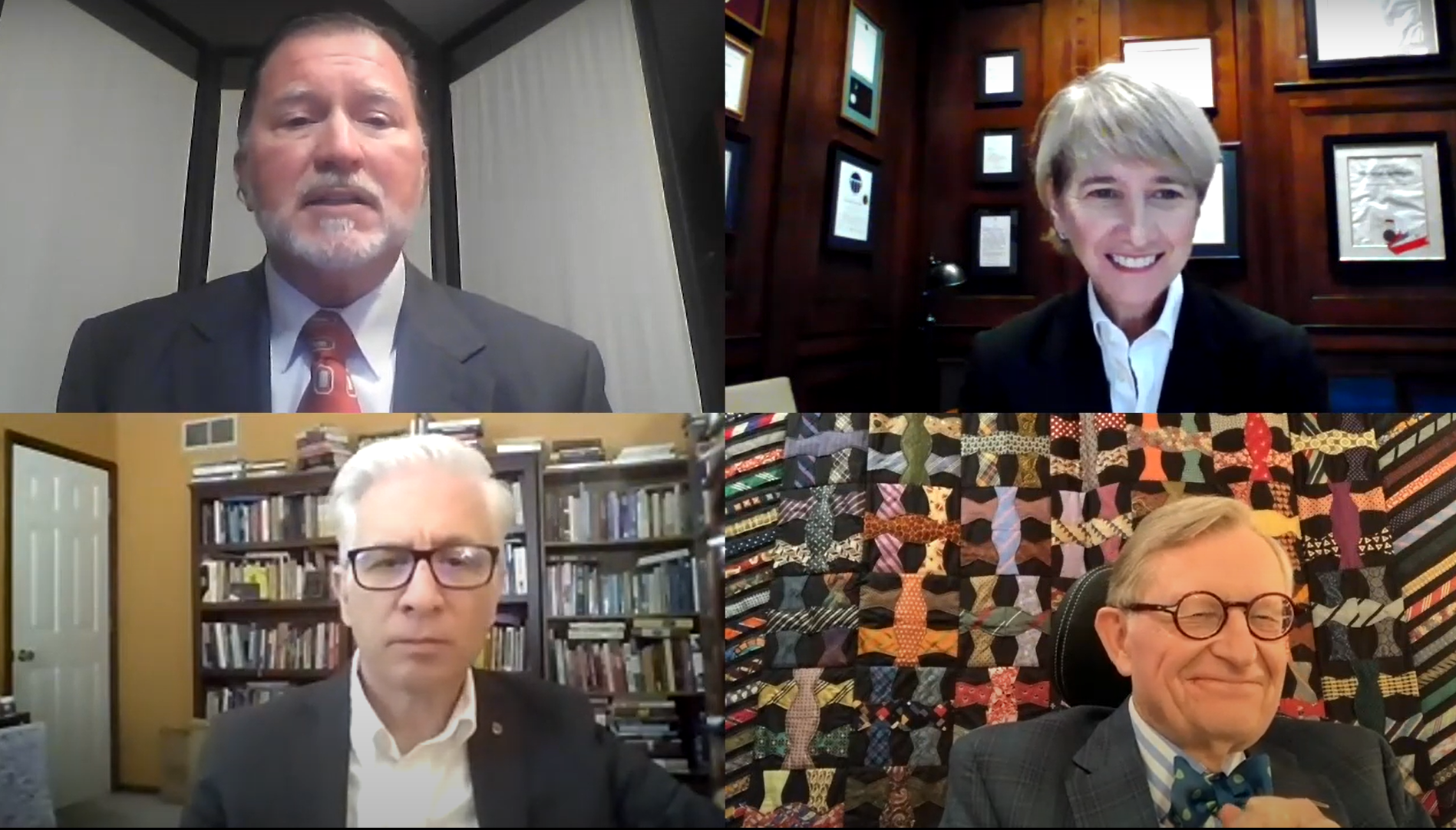 Ohio State presidents past and present celebrate land-grant mission