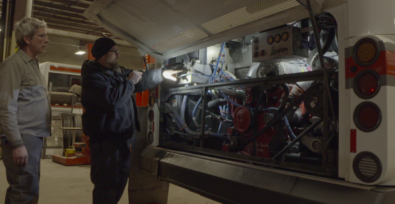 Winter weather tune-up keeps campus buses rolling