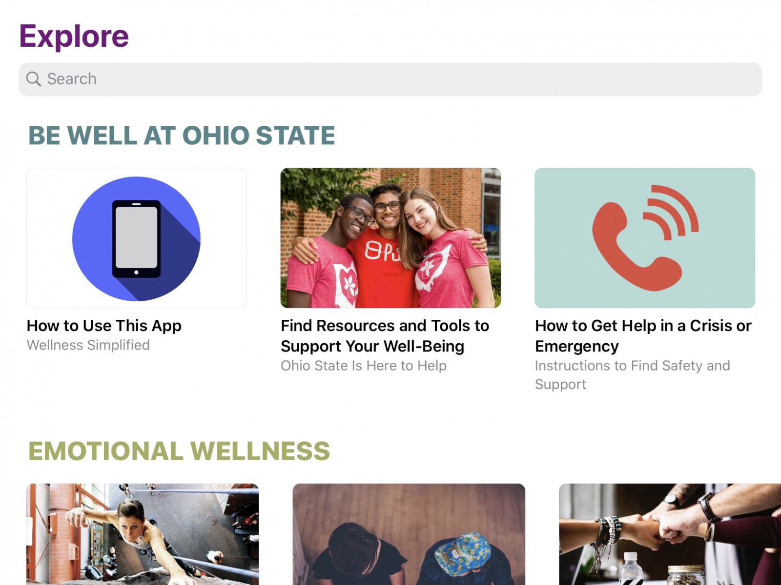 Ohio State wellness app puts tools, resources in student hands
