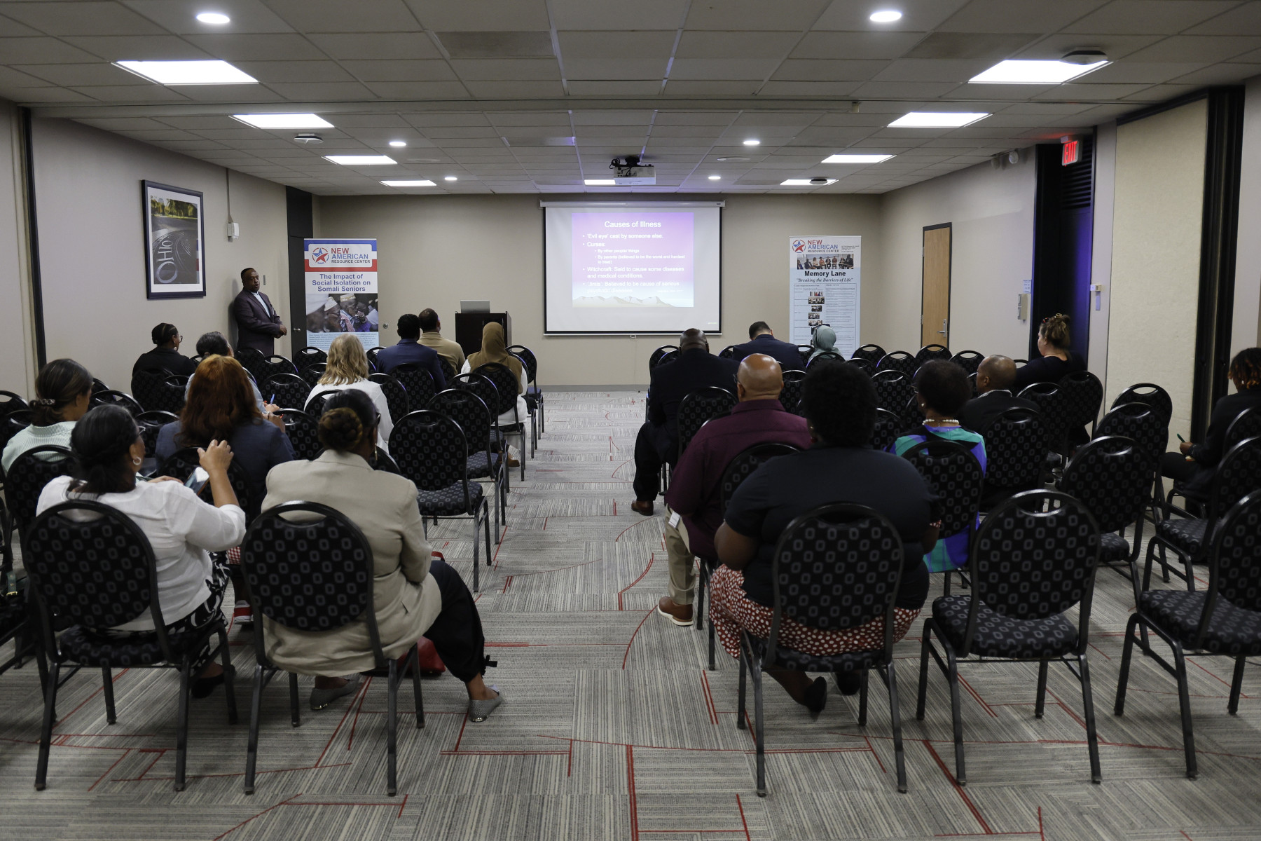 The conference included breakout sessions with doctors, social workers ...