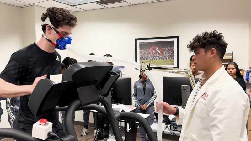 Ohio State’s exercise science program hosts Columbus high school students