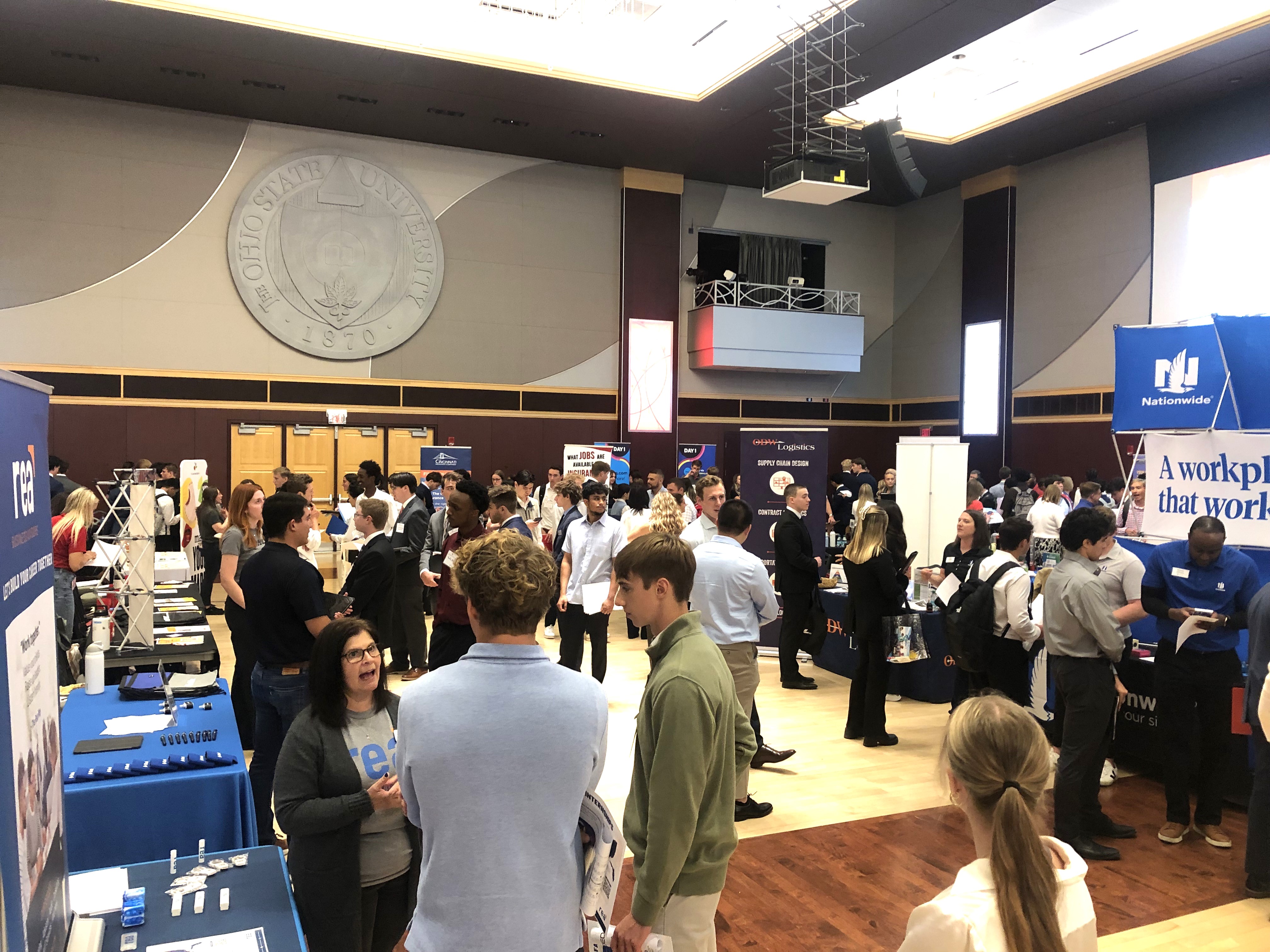 Ohio State alumni return to campus to recruit students as employees