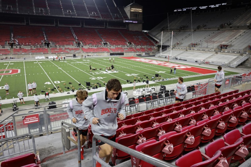 Stair climb at Ohio Stadium commemorates sacrifice of 9/11