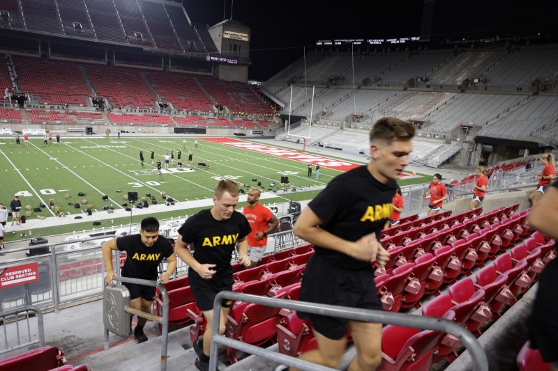 Stair climb at Ohio Stadium commemorates sacrifice of 9/11
