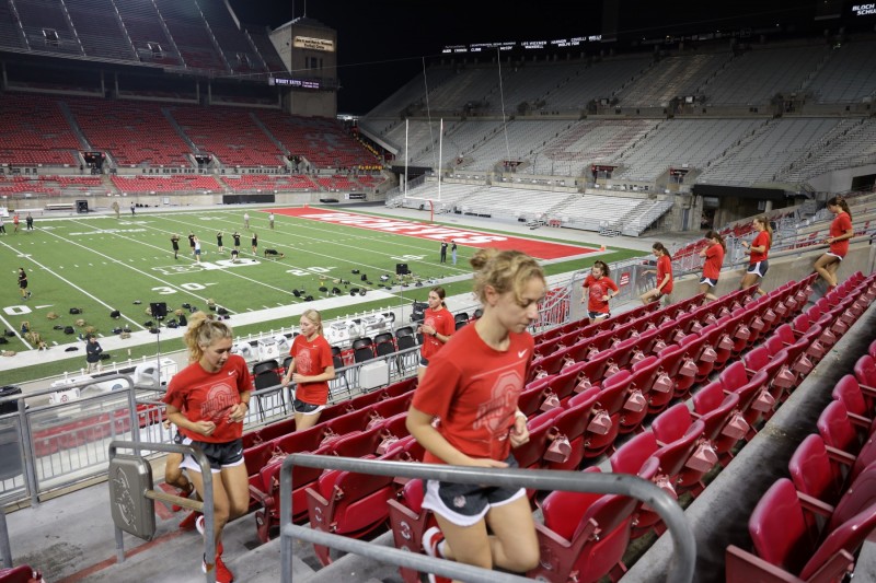 Stair climb at Ohio Stadium commemorates sacrifice of 9/11