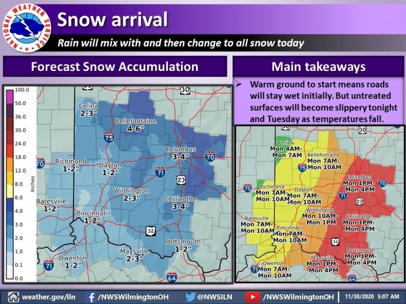 Winter weather to impact Ohio State campuses