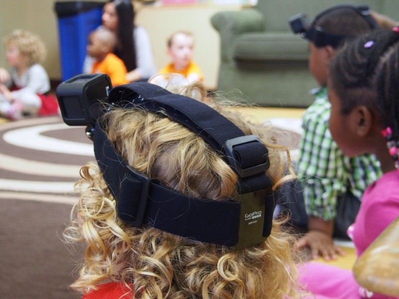 Kids wore video cameras in their preschool class, for science