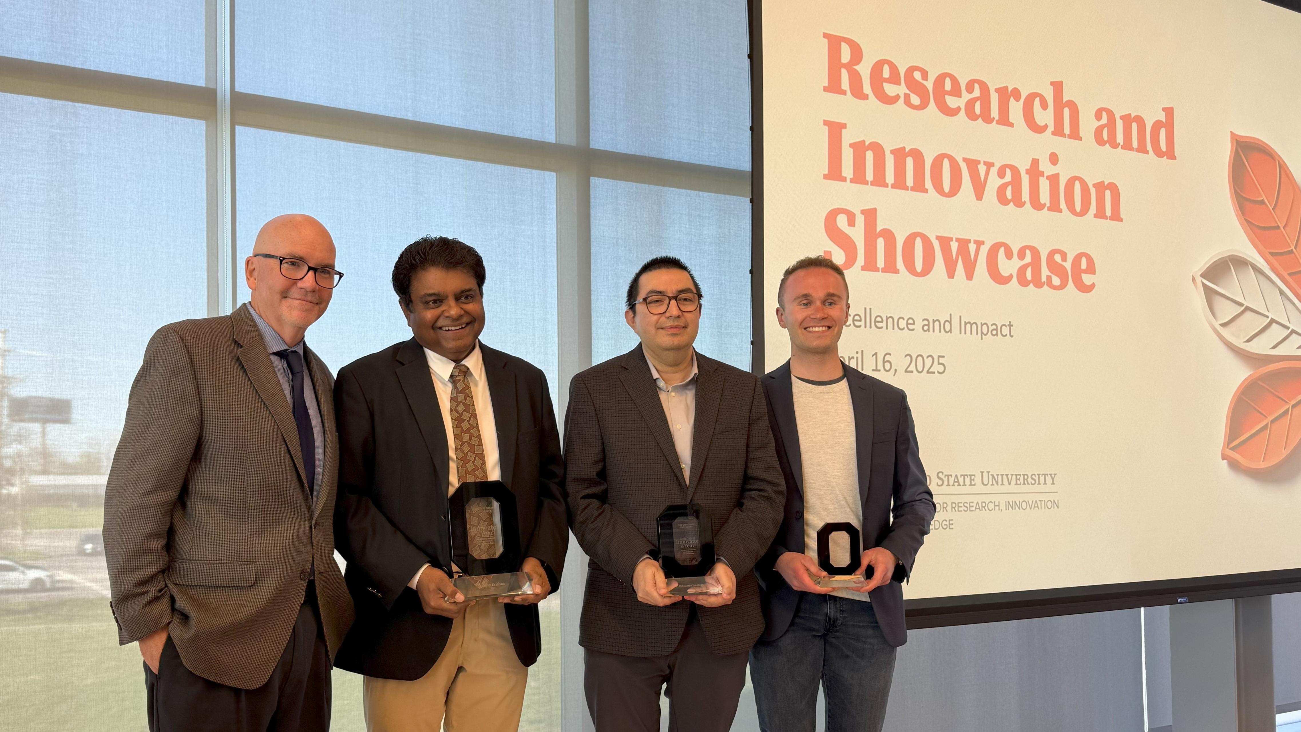 Krishna, Reátegui and Harris earn innovator of the year honors