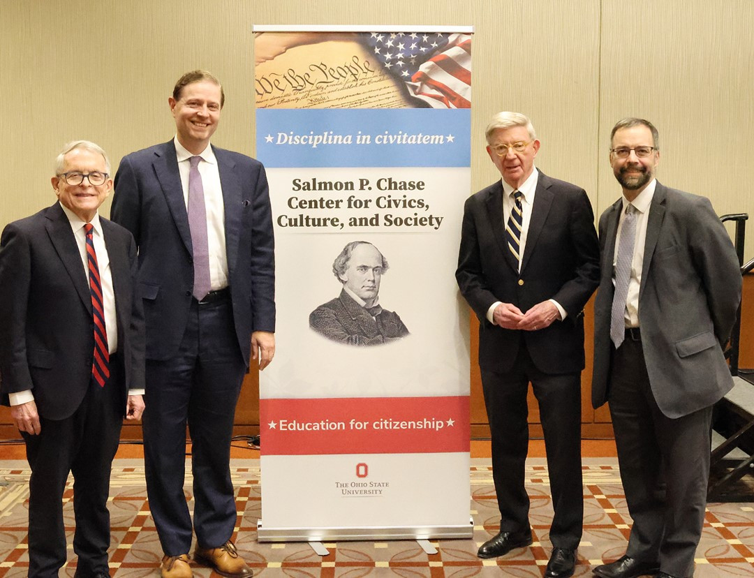 Ohio State’s Chase Center hosts columnist George Will