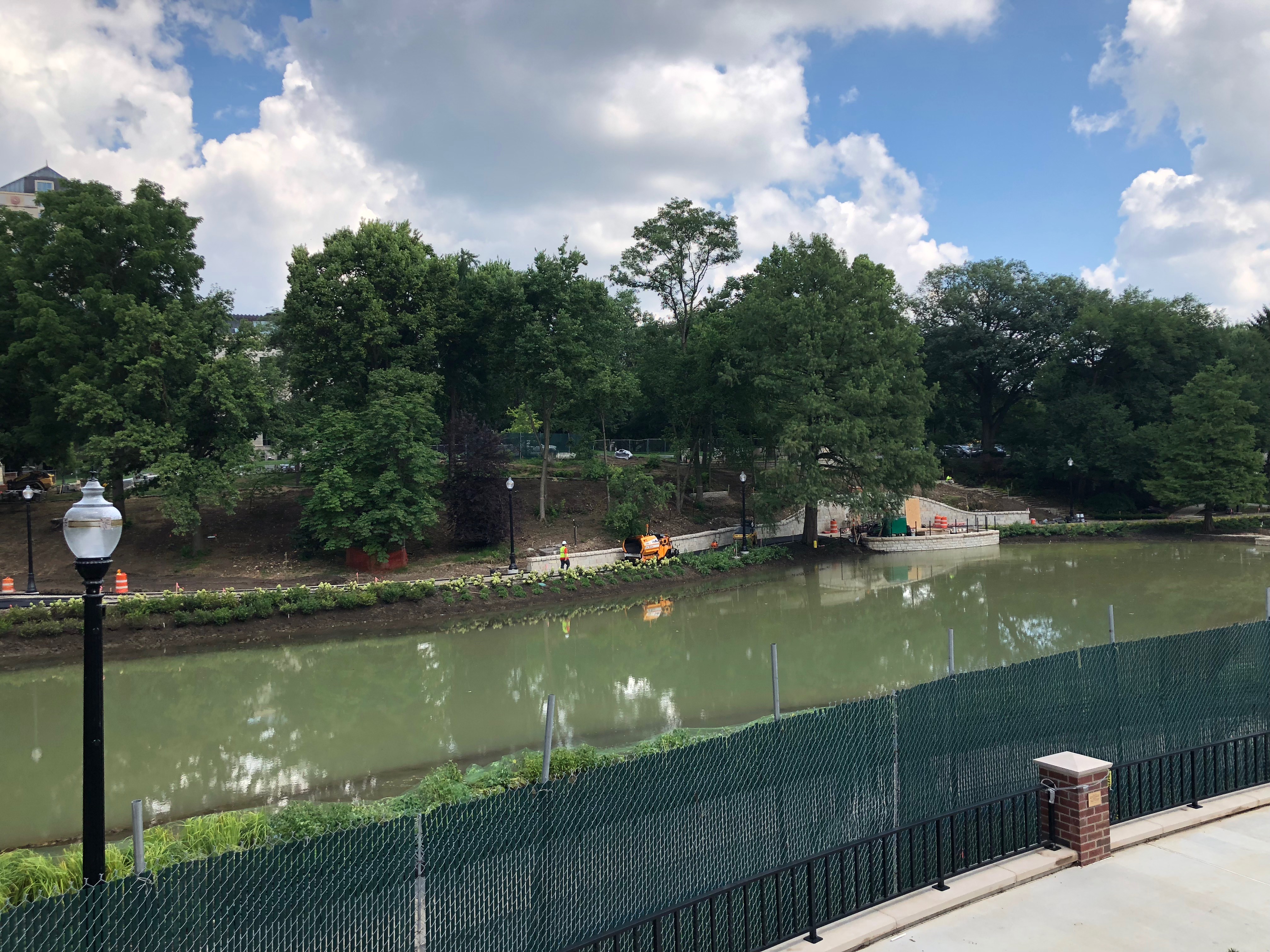Renovated Mirror Lake nears completion