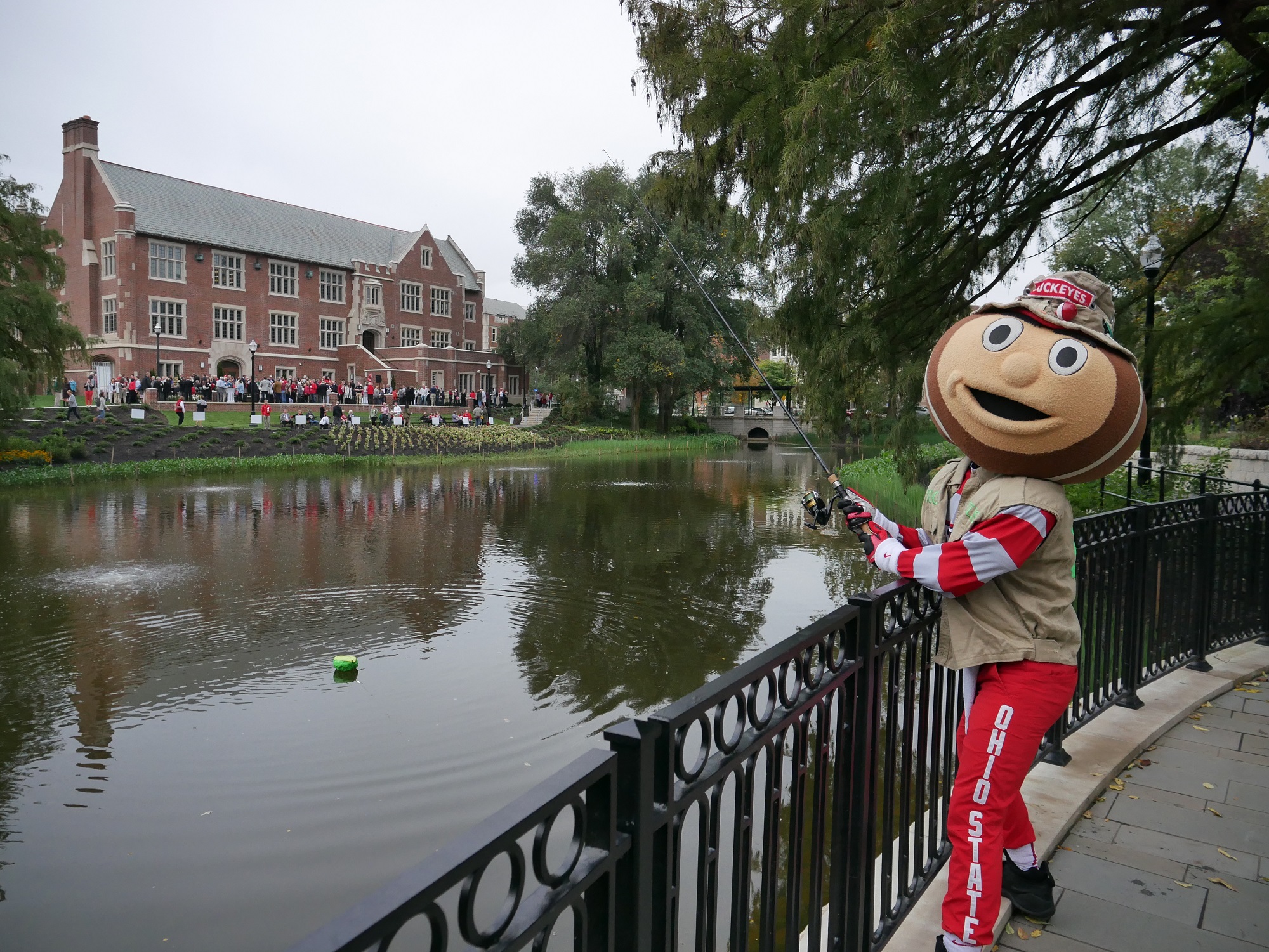 Pomerene Hall and Mirror Lake dedicated at Ohio State