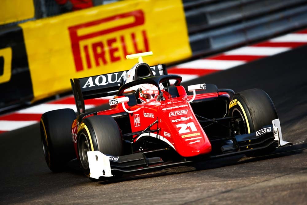 A battle of tyre strategies in Formula 2 in Monaco