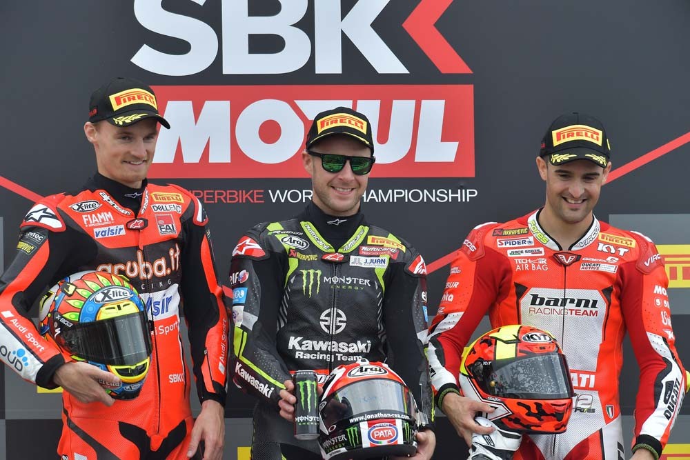 Race 1 podium