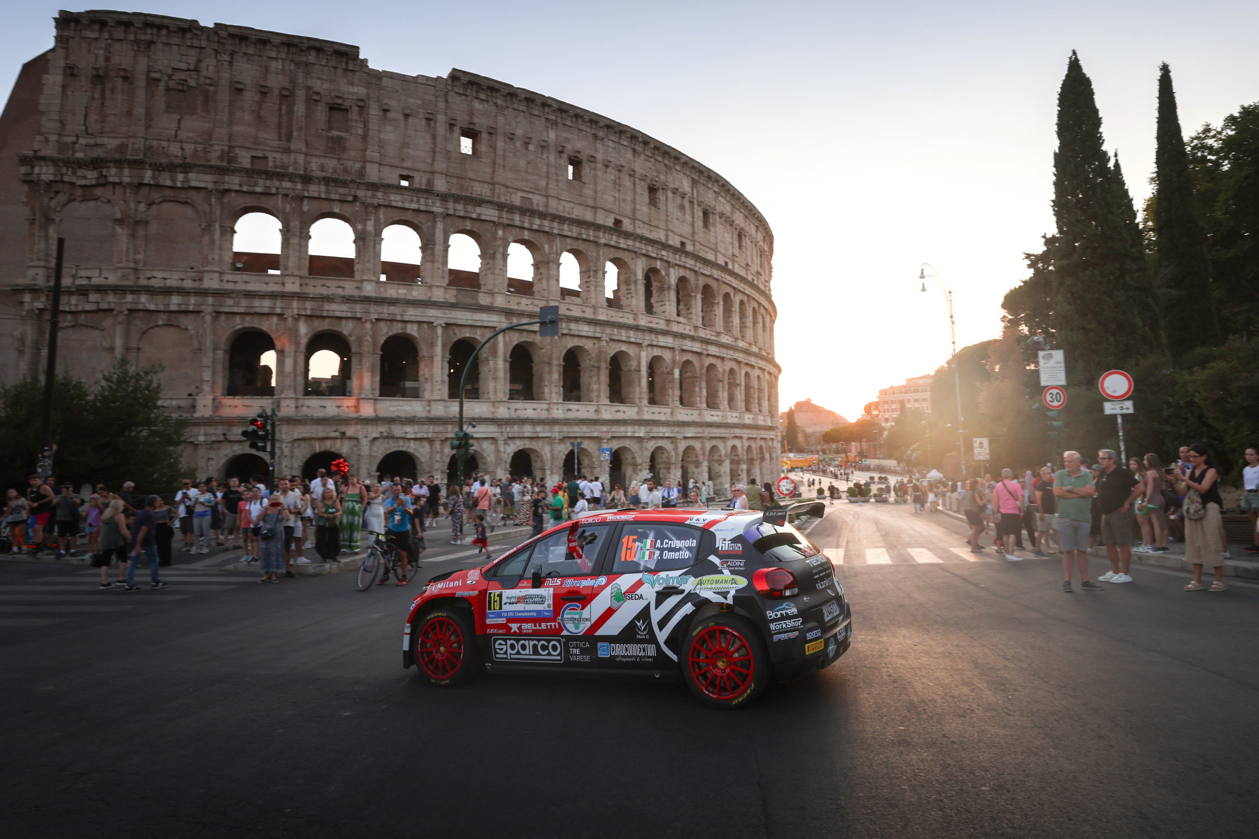 RALLY ROMA CAPITALE, CRUGNOLA WINS IN PIRELLI-SHOD CITROEN C3