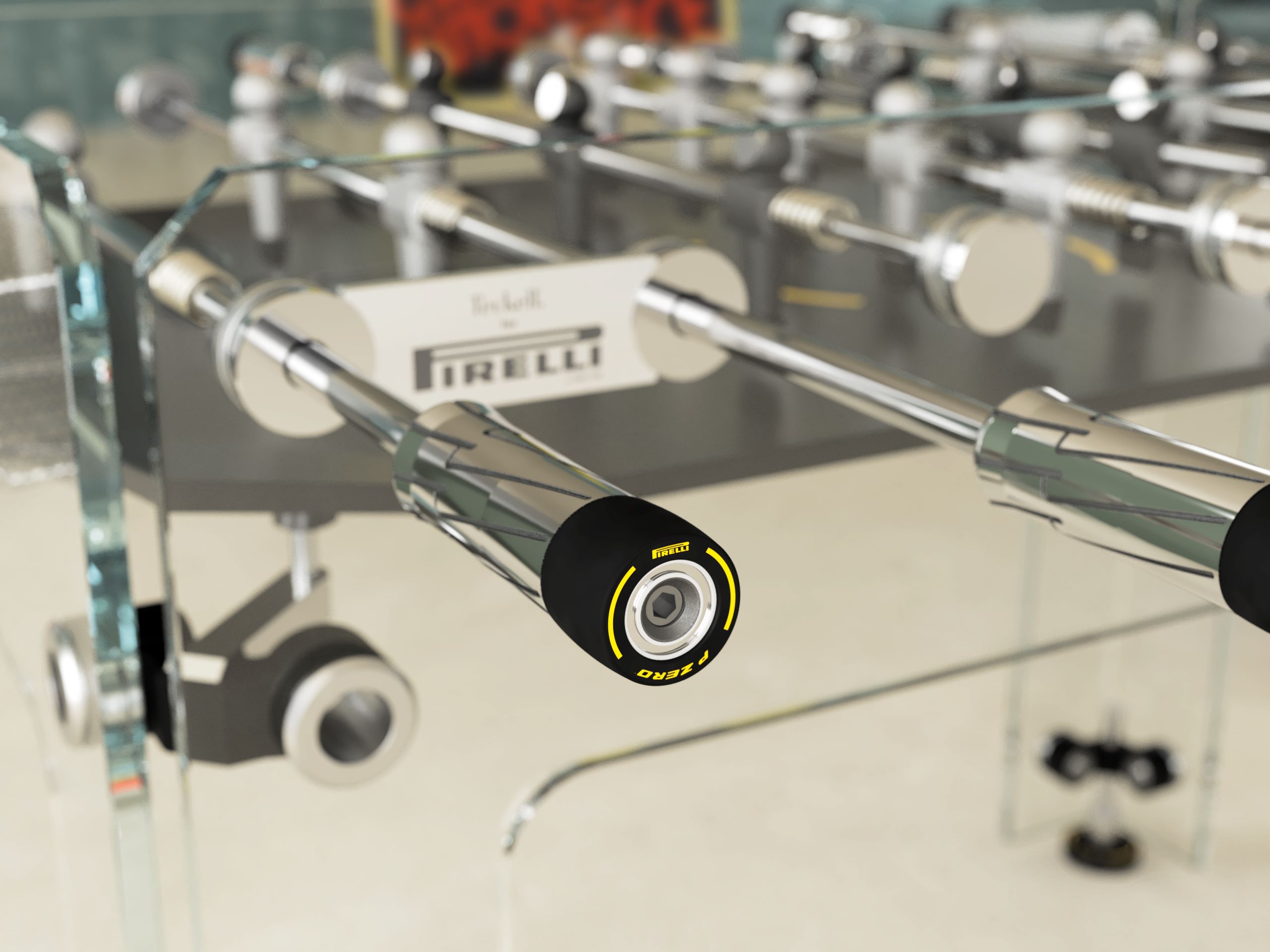 PIRELLI DESIGN AND TECKELL UNVEIL THE LUXURY FOOSBALL TABLE “TECKELL CRISTALLINO FOR PIRELLI ...
