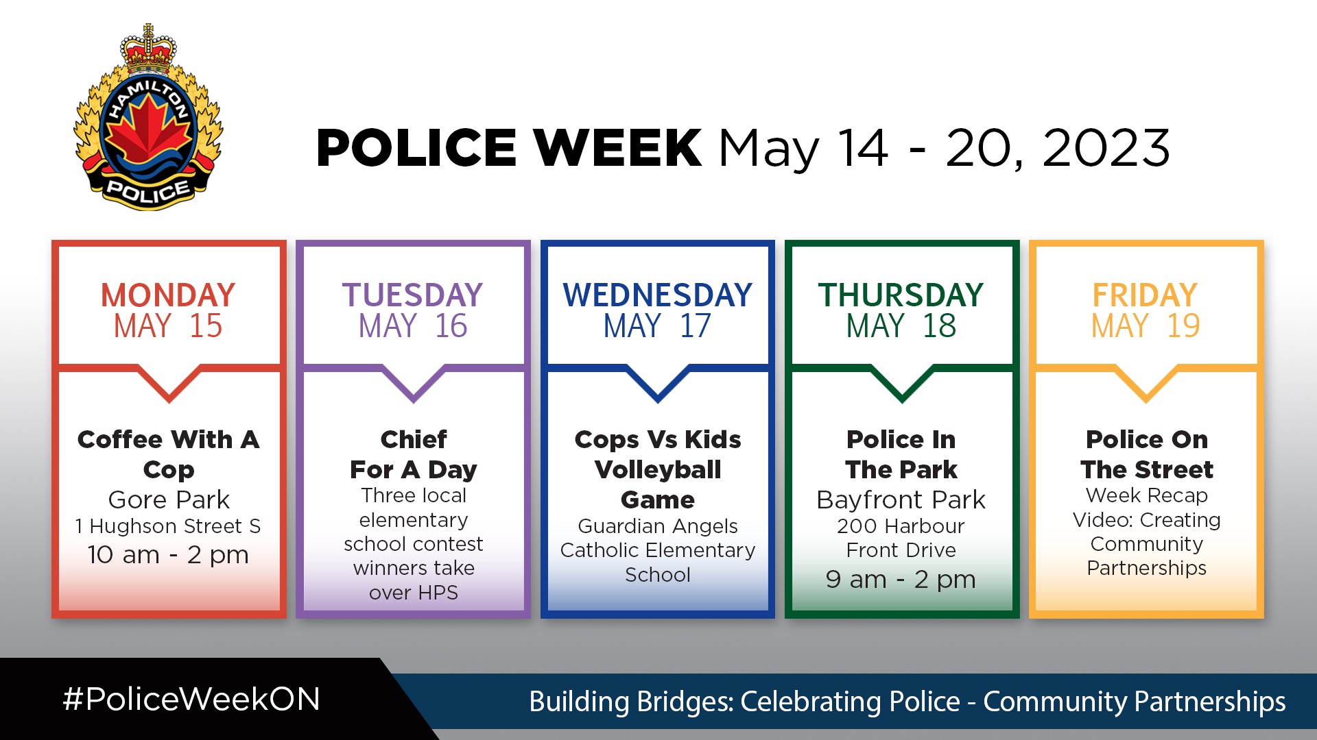 Police Week – Building Bridges: Celebrating Police Community Partnerships