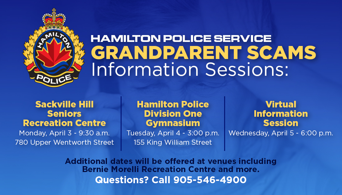 "Emergency" or "Grandparent" Scam on the Rise in Hamilton