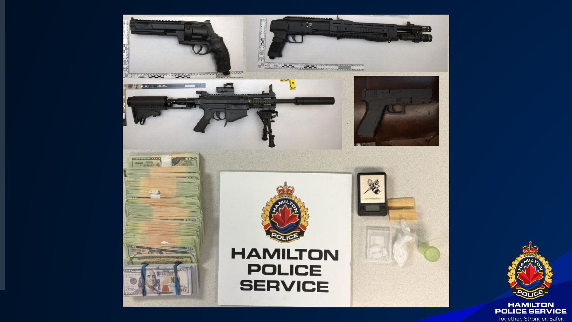 Hamilton Raid Nets Weapons, Drugs, Counterfeit Currency