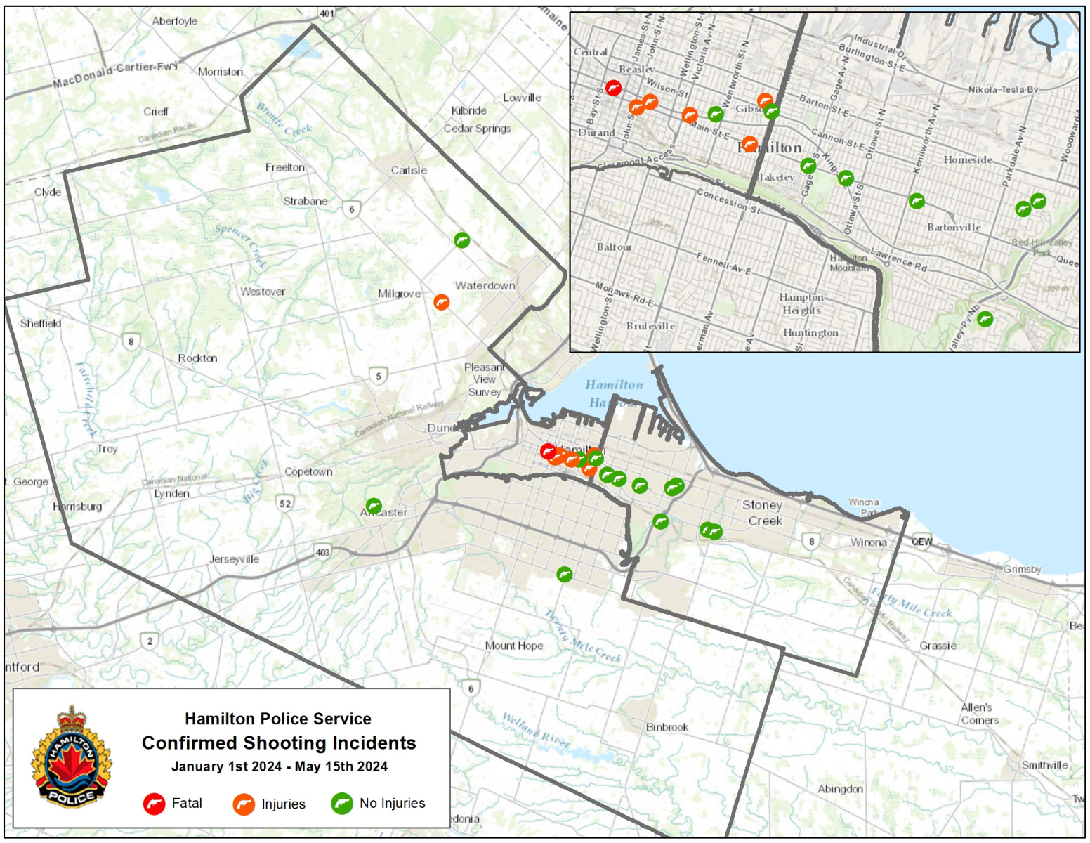Hamilton Police Address Spate of Shootings