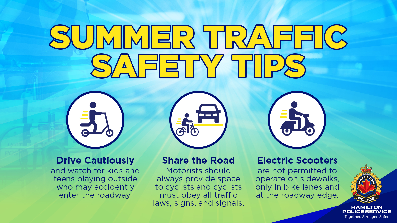 Summer Traffic Safety Tips