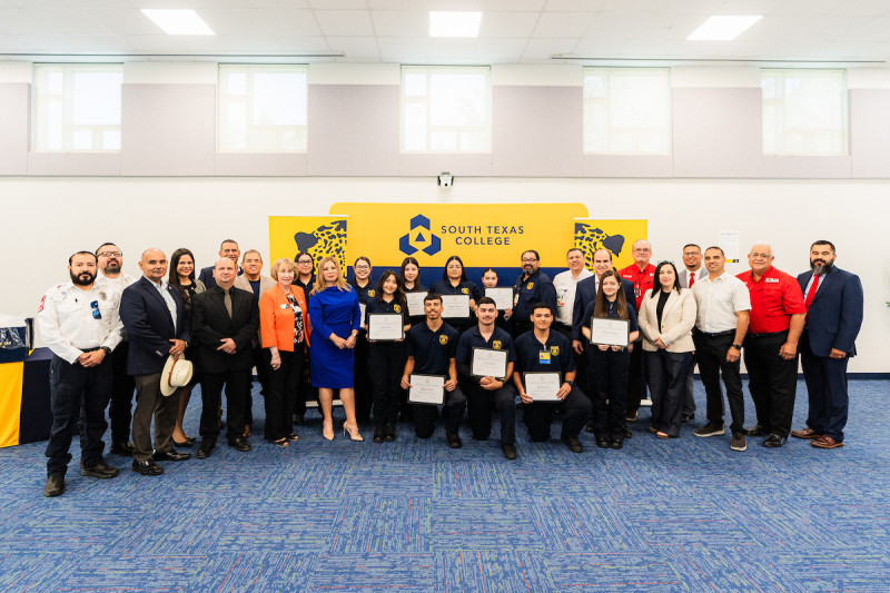 STC celebrates first-ever Roma ISD dual credit EMS graduates