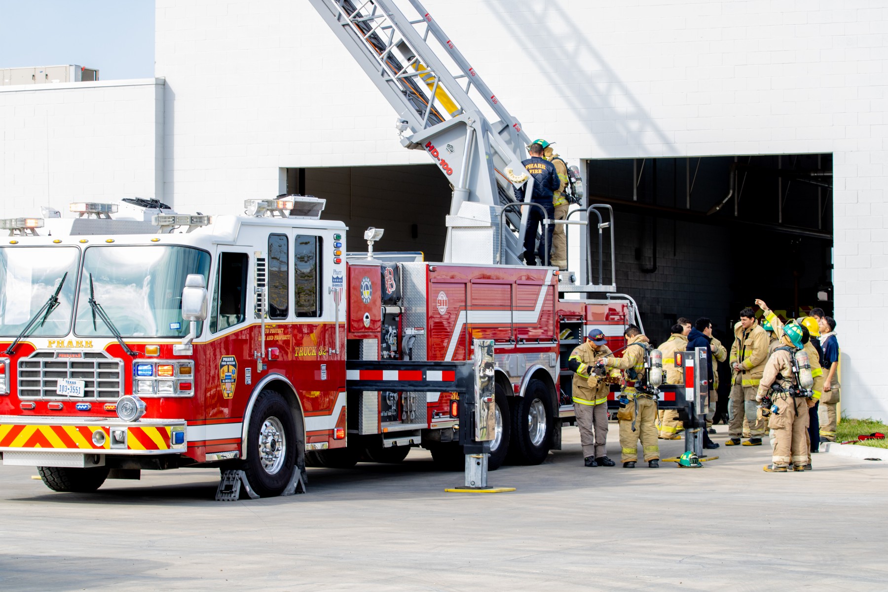 STC cadets train with Pharr Fire Department