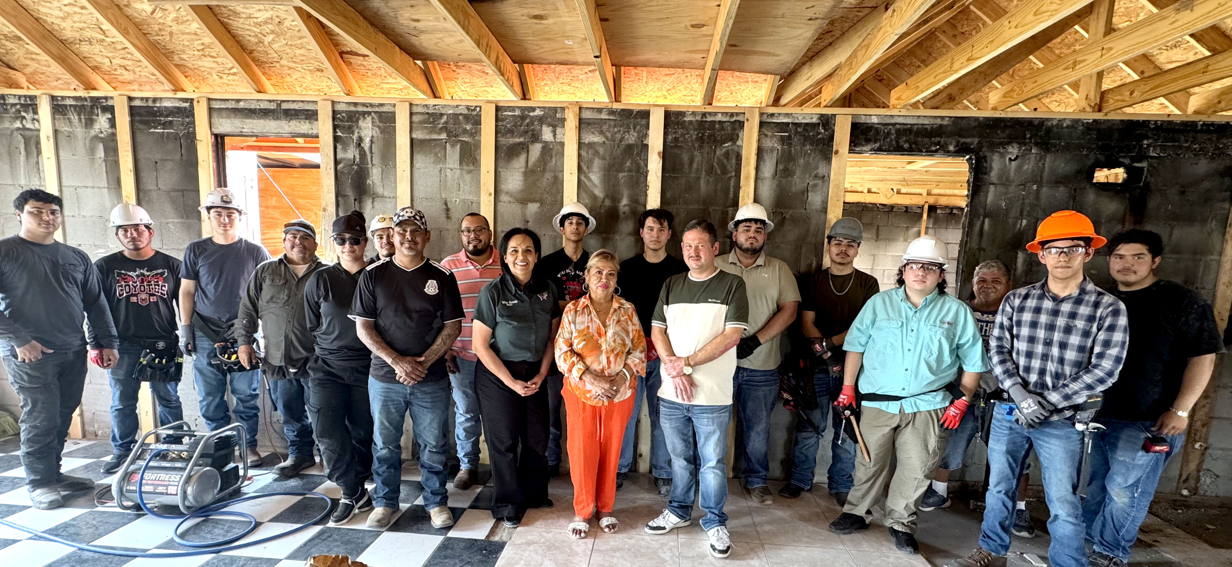 STC Electrician Technology students aid home rebuild in Sullivan City