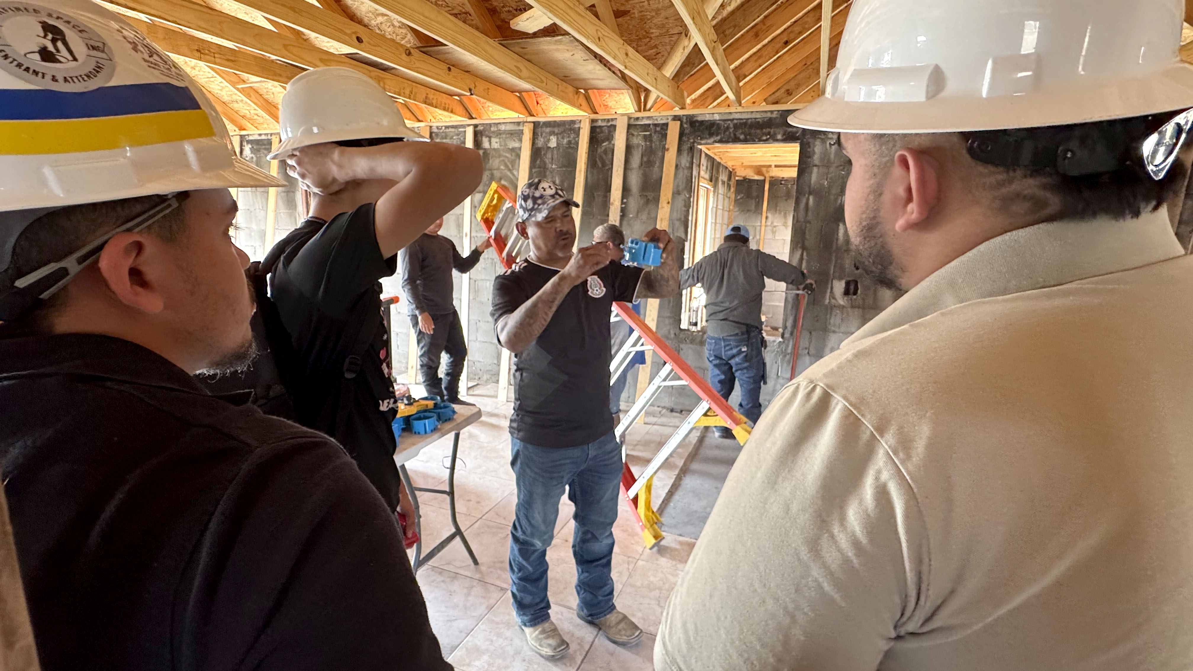 STC Electrician Technology students aid home rebuild in Sullivan City