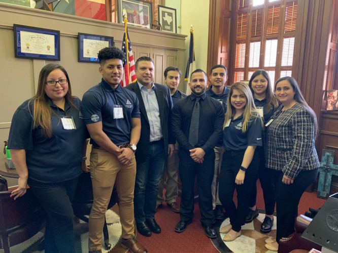 South Texas College students take part in Community College Day at the ...