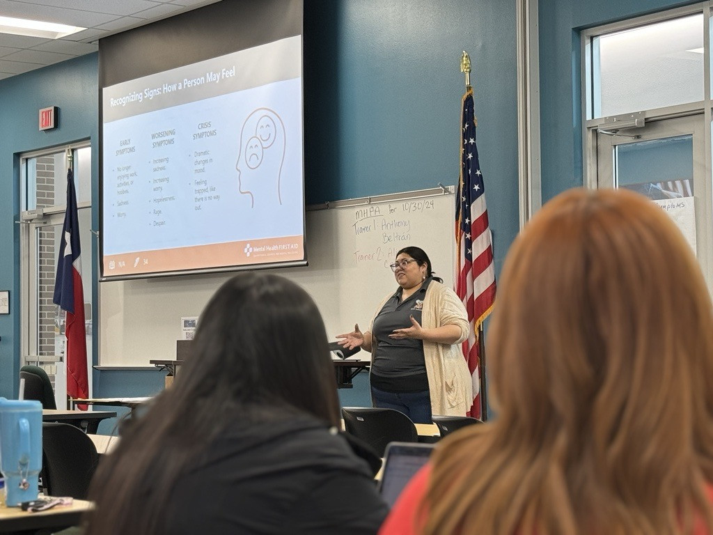 STC and Tropical Texas Behavioral Health advocate for mental health