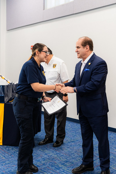 STC celebrates first-ever Roma ISD dual credit EMS graduates