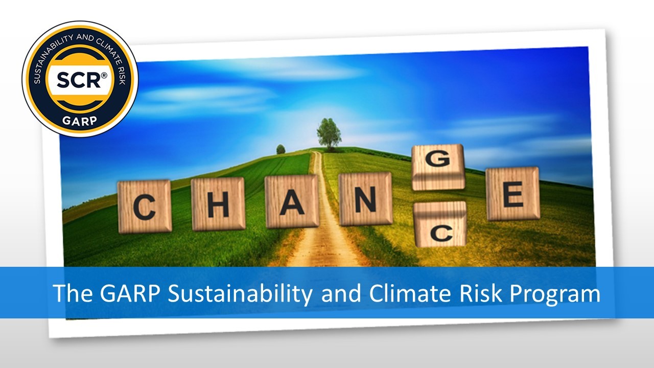 The GARP Sustainability and Climate Risk Program