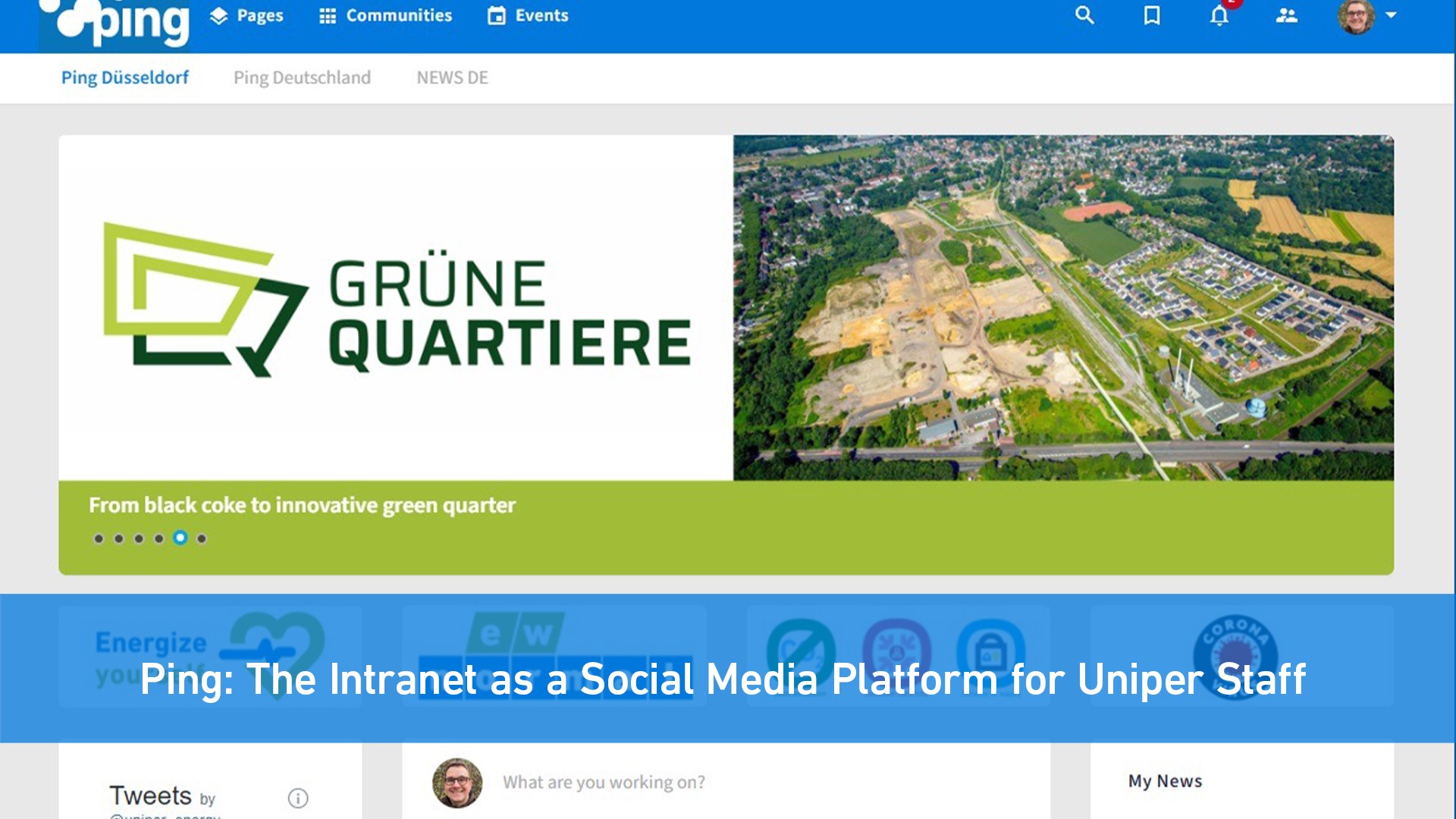 Ping: The Intranet as a Social Media Platform for Uniper Staff