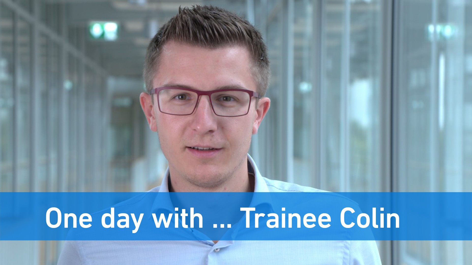One day with… Trainee Colin