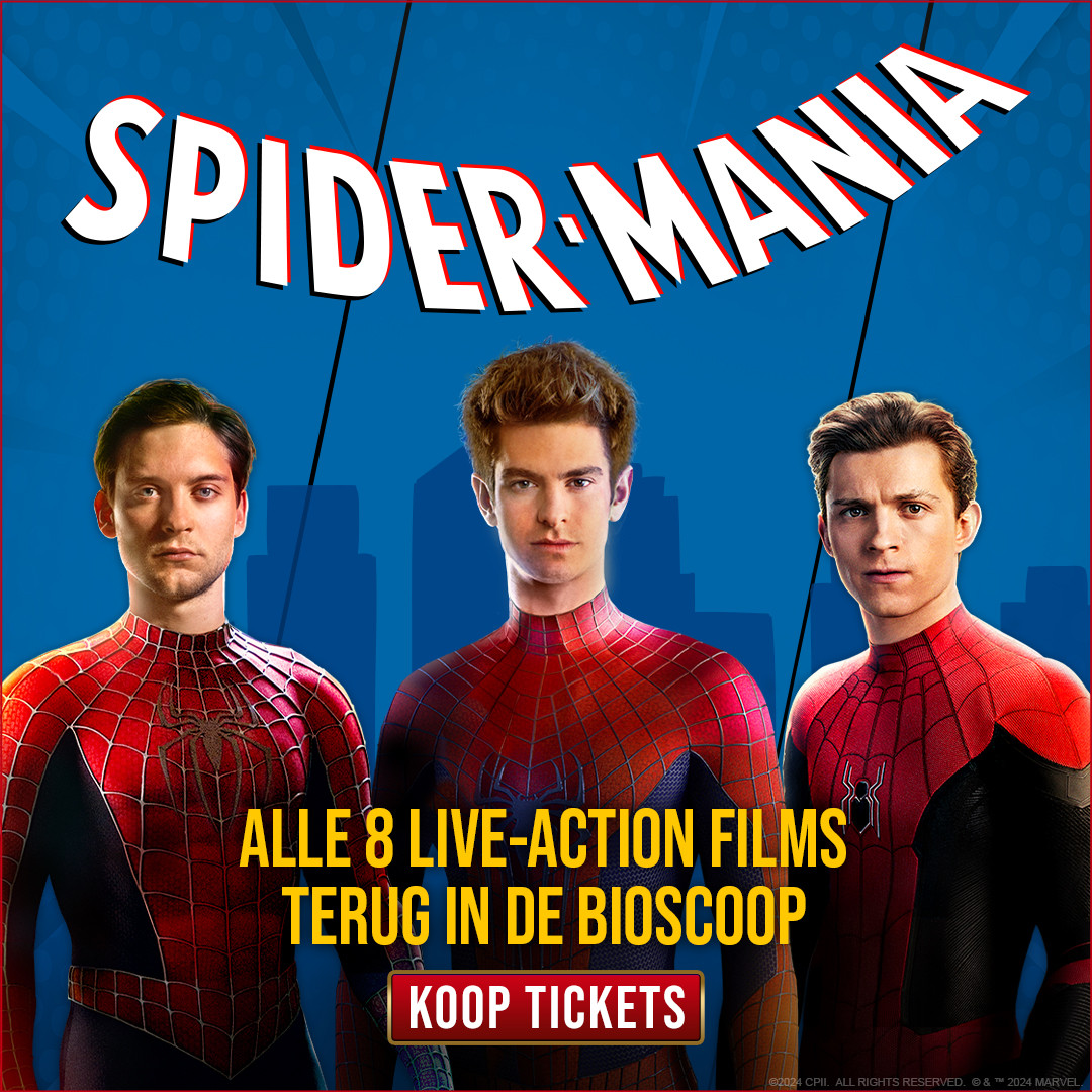 Pathé brengt alle acht Spider-Man films terug op het grote doek